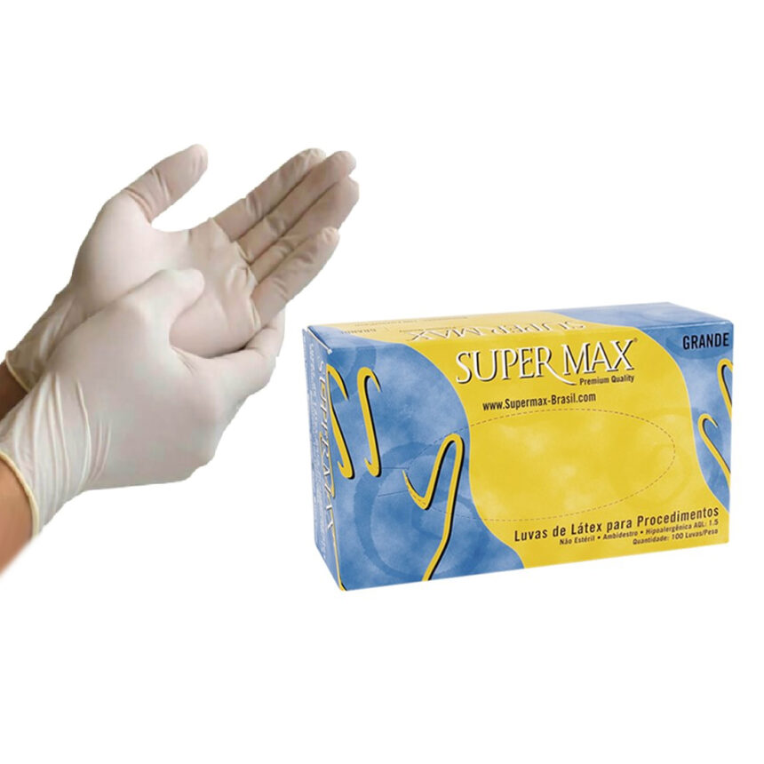 LUVA PROCEDIMENTO G SUPERMAX C/100 (10) – CBS Medico Científica