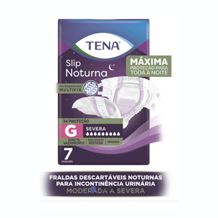 FRALDA ADULTO TENA SLIP NOTURNA G C/ 7 – CBS Medico Científica